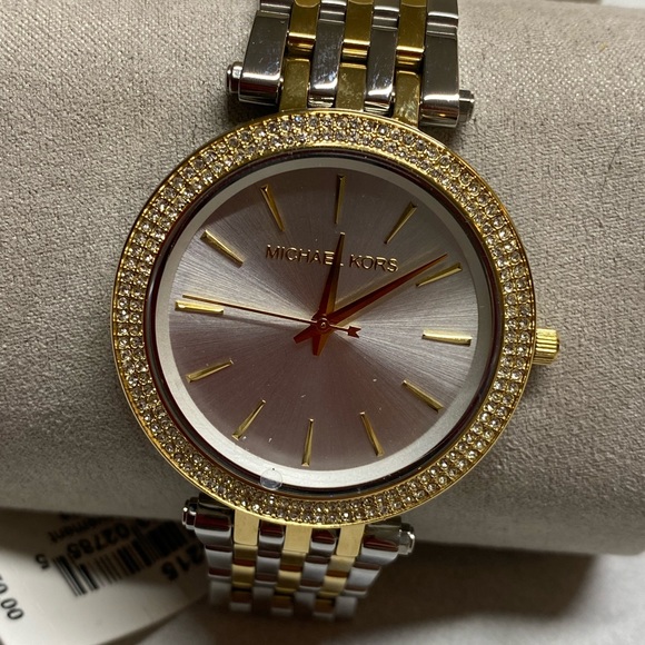 Michael Kors | Accessories | Nwt Michael Kors Darci Twotone Stainless ...